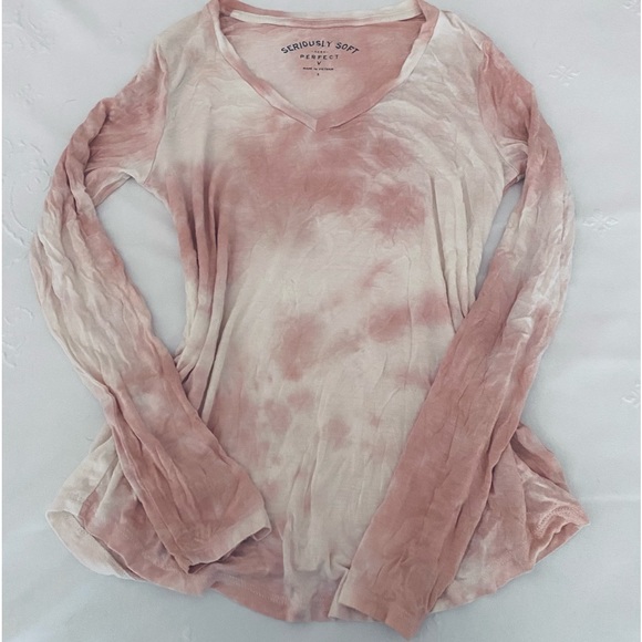 Tops | Super Pretty Pinkwhite Dollett Shirt Sooooo Soft And Is So Comfy ...